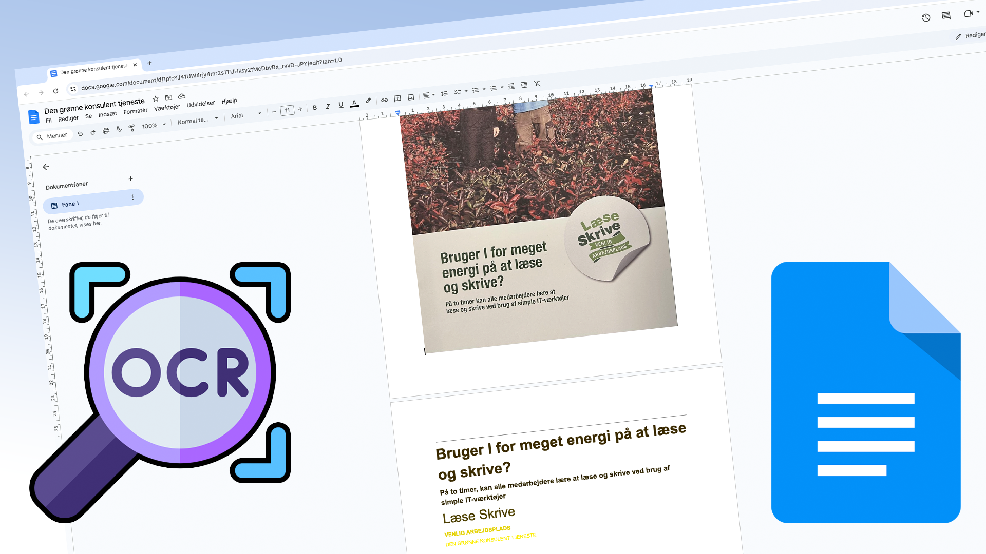 Hjælp til OCR-behandling - Ordlab