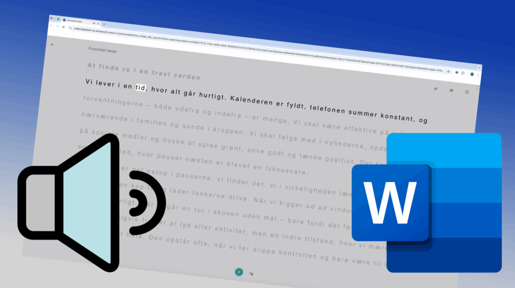 Word Online - Forenklet læser - Ordlab