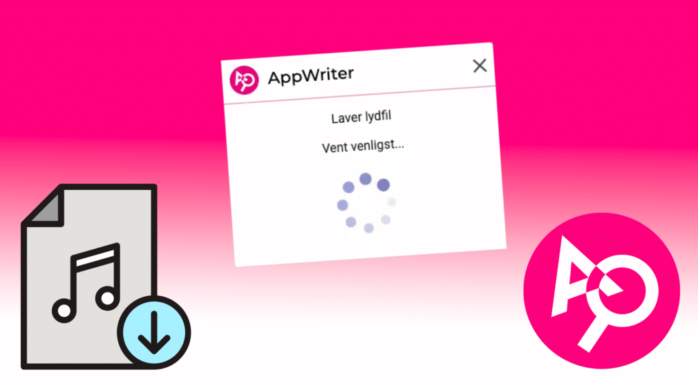 AppWriter Cloud - Lav lydfil fra tekst - Ordlab